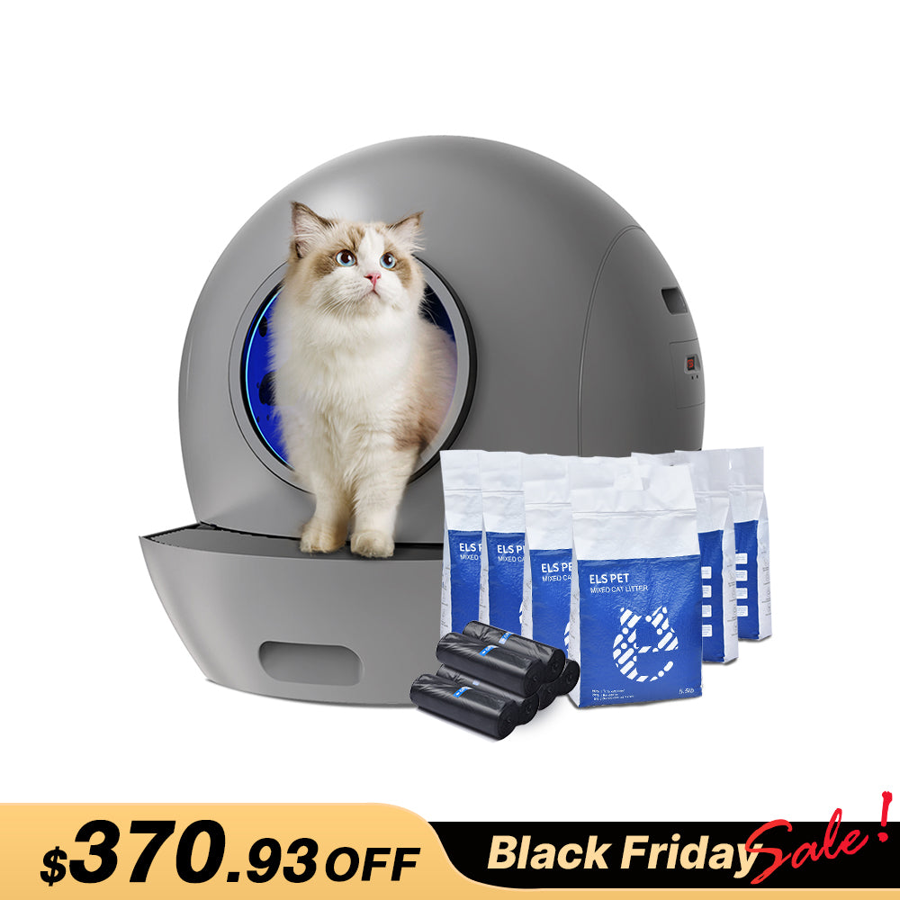 Els Pet CA Store | Self-Cleaning Litter Box for No More Scooping ...